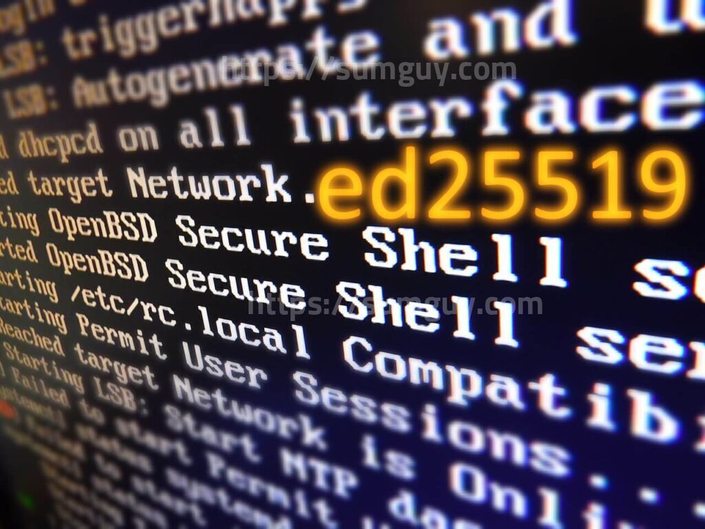 Ed25519 ssh keys | SumGuy’s Ramblings