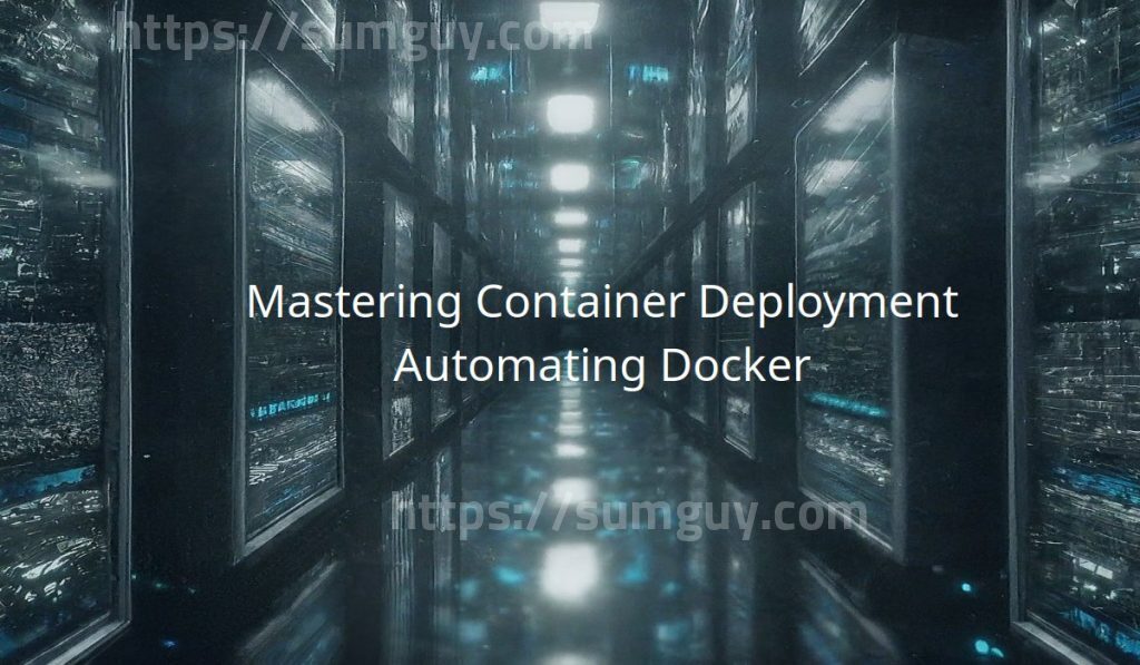 Automating Docker via Ansible | SumGuy's Ramblings Automating Docker via Ansible | SumGuy's Ramblings