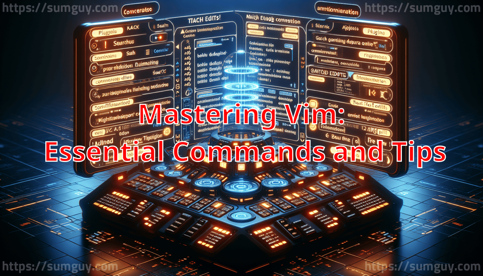 Mastering Vim Essential Commands And Tips Sumguys Ramblings