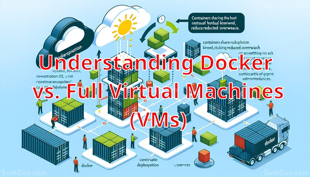Understanding Docker vs. Full Virtual Machines (VMs) | SumGuy's Ramblings Understanding Docker vs. Full Virtual Machines (VMs) | SumGuy's Ramblings